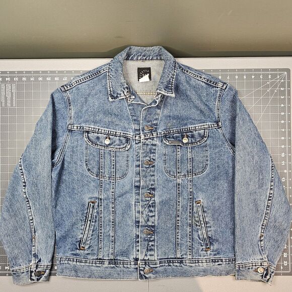 Lee | Jackets & Coats | Vintage Lee Jacket Mens Large Denim Trucker ...